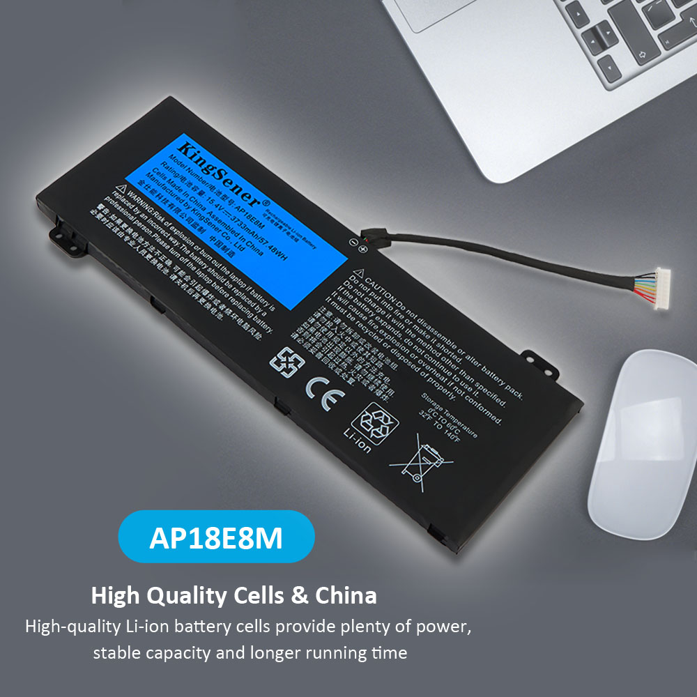 AP18E8M Battery For Acer Nitro 5 7 Aspire 7 ConceptD 3 5 Series ...