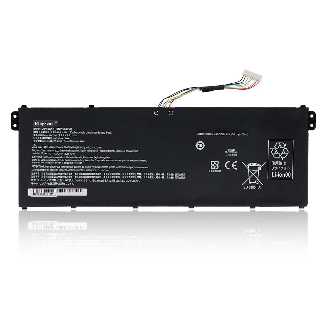 AP18C4K Replacement Battery For Acer Aspire 5 Spin 3 Series - kingsener.com