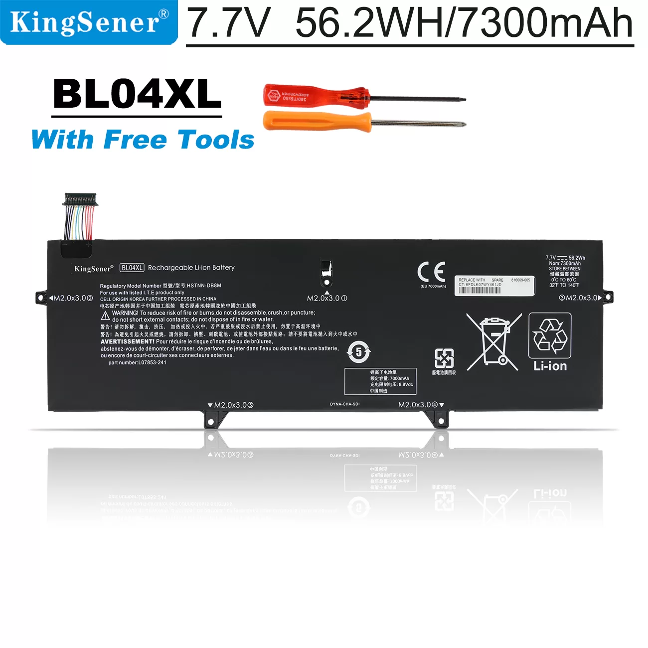 BL04XL Laptop Battery For HP EliteBook X360 1040 G5 G6 Series