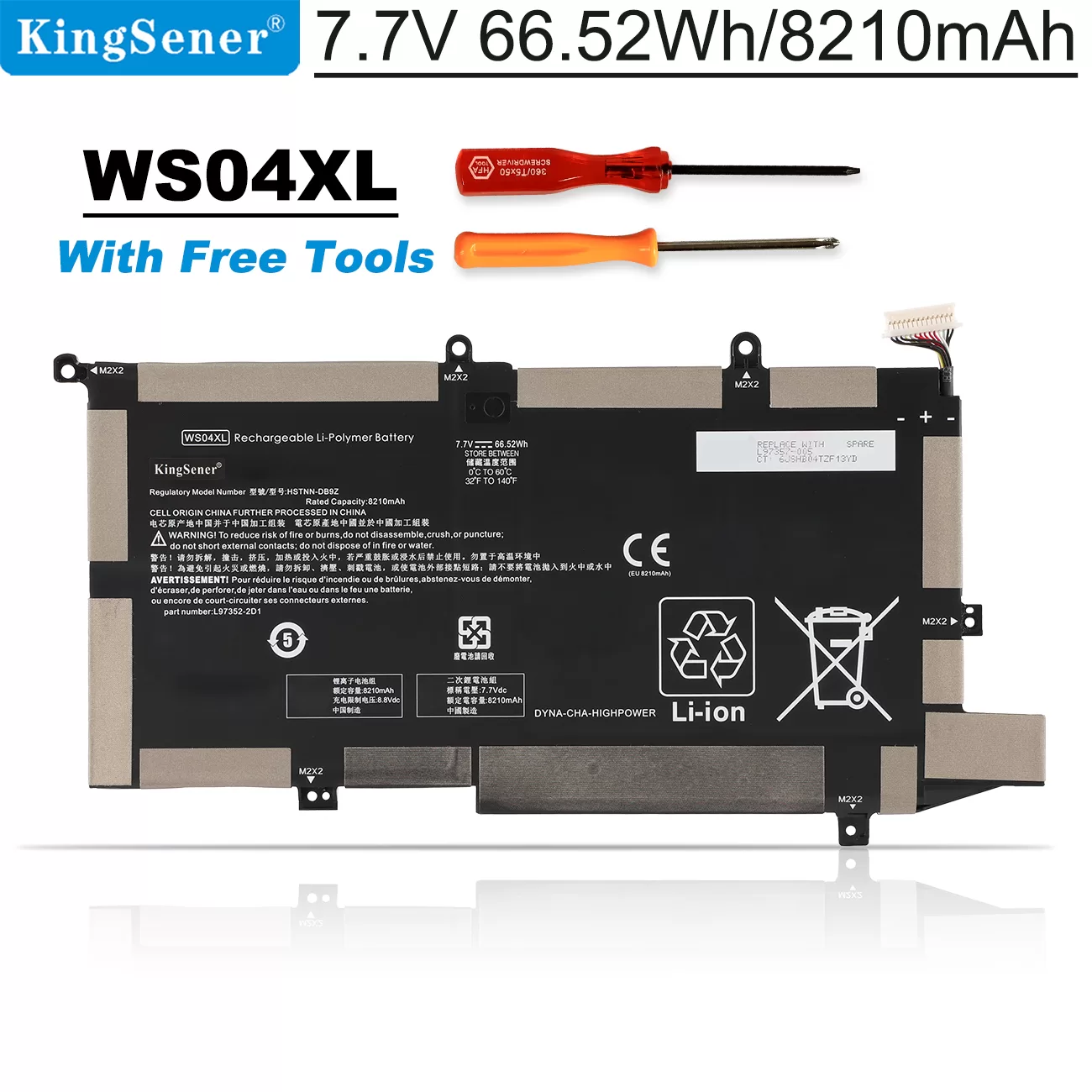 WS04XL For HP Pavilion Gaming 15-EC1025LA Series