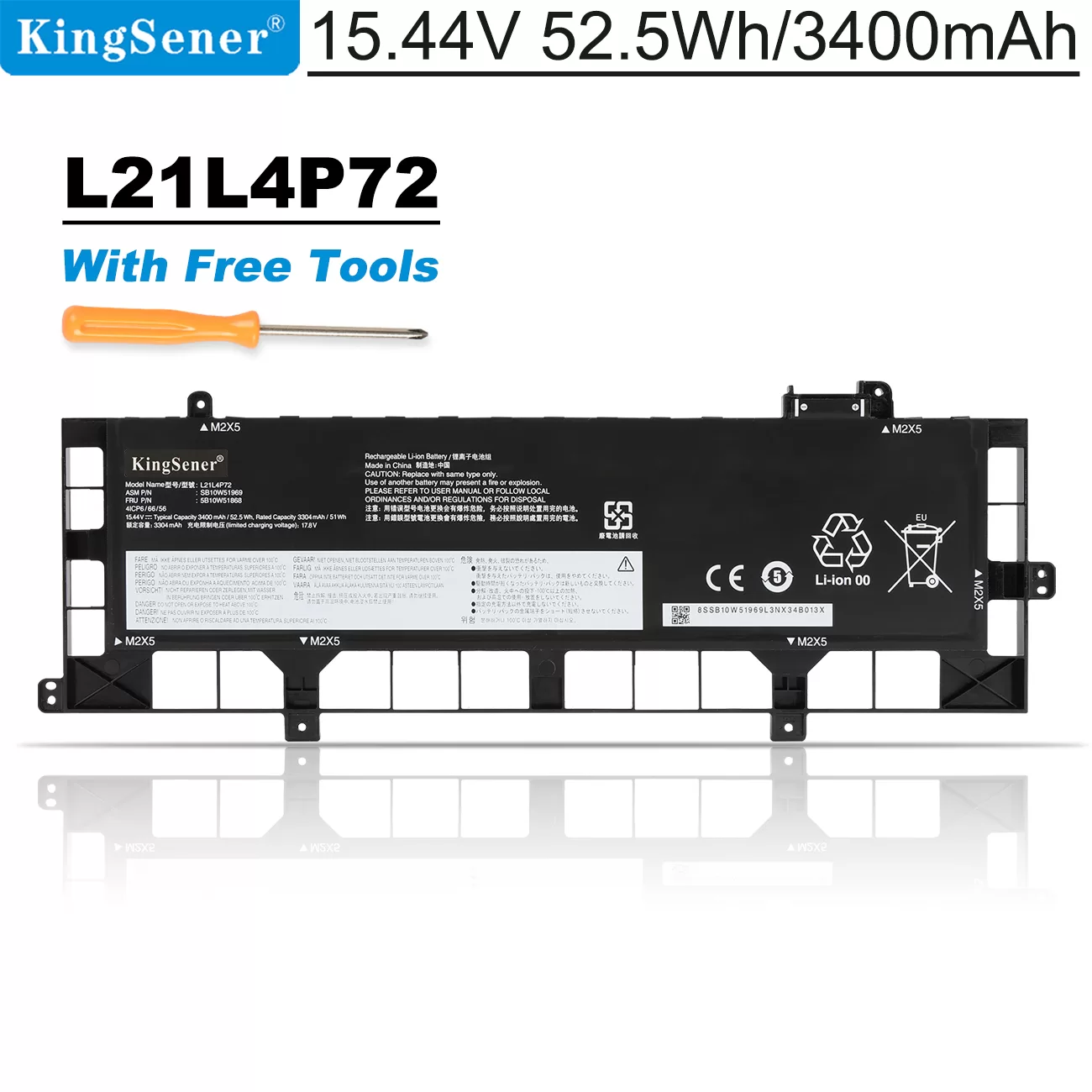 L21L4P72 For Lenovo ThinkPad T16 Gen 1 Type 21BV 21BW