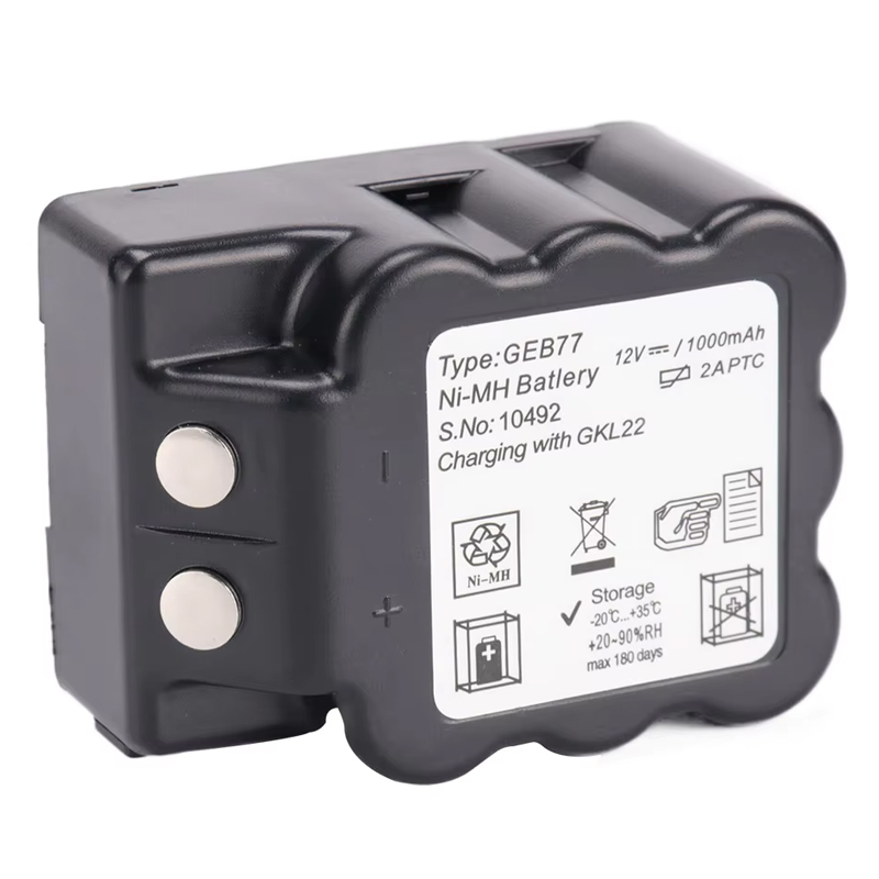 GEB77 Battery For TC600 900 Series Total Station Battery 12.0V 1000mAh ...