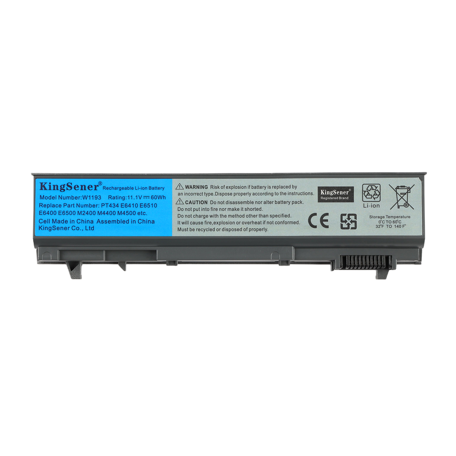 W1193 Battery Replacement For DELL Latitude e6400 e6410 - kingsener.com