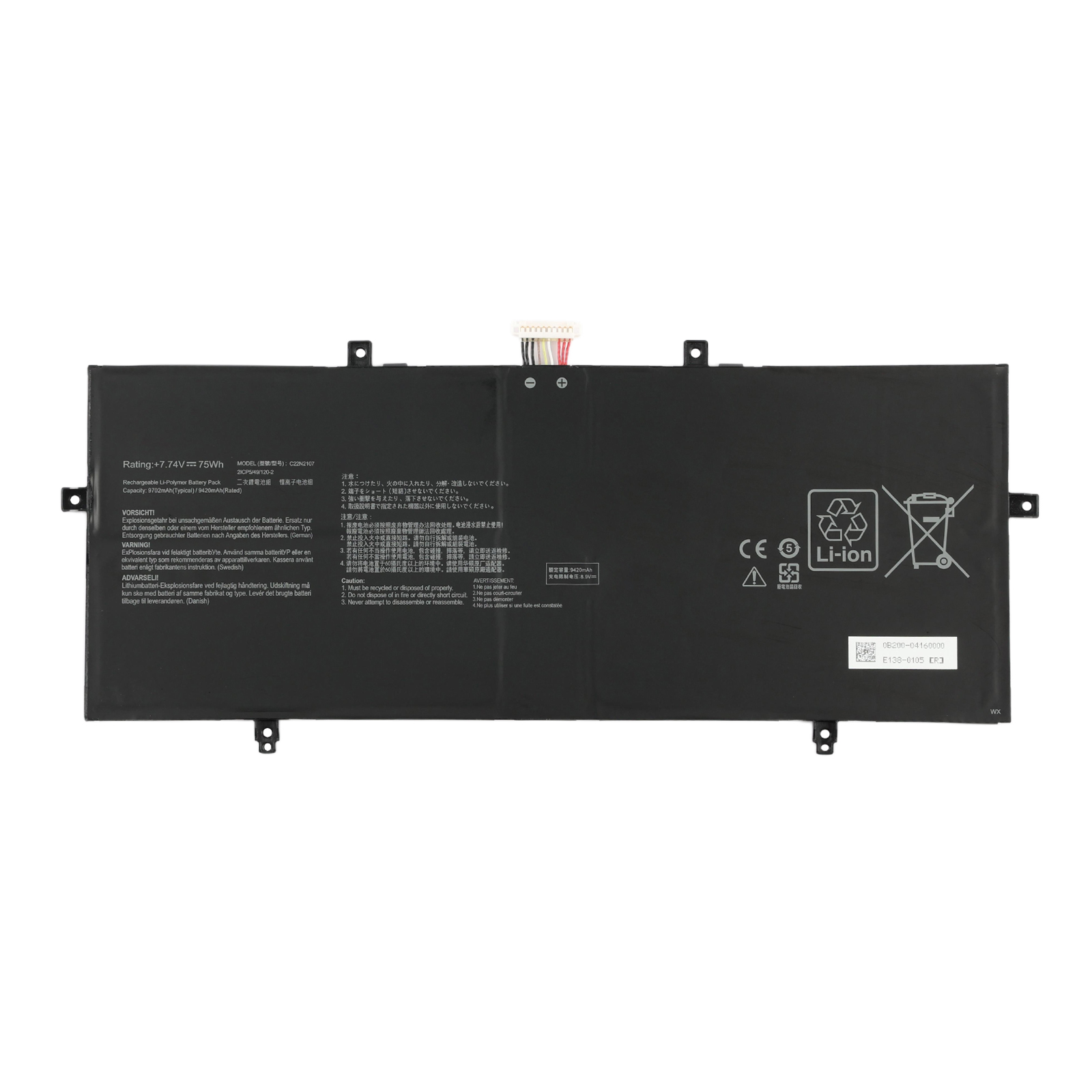 C22N2107 75WH For Asus ZenBook 14 OLED UX3402 - kingsener.com