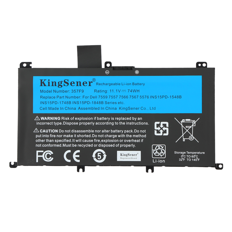 357F9 Battery For Dell Inspiron INS15PD-1748B INS15PD-1848B - kingsener.com